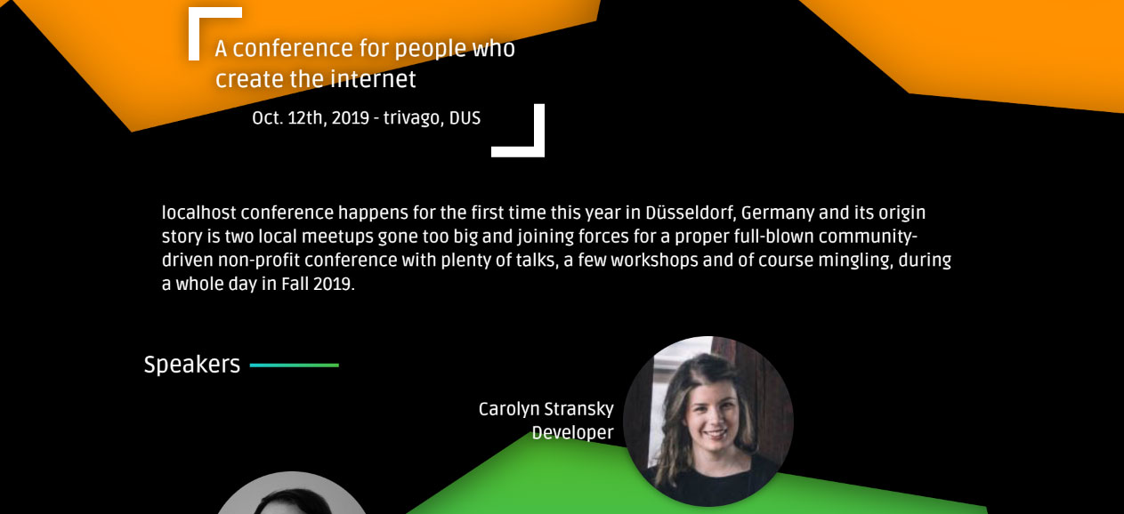 localhost conference, a local event for people who create the internet